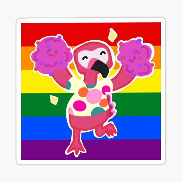 "Flora the Peppy Cheerleader " Sticker for Sale by MadelineGlines ...