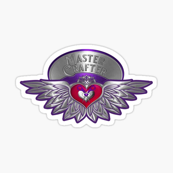 "Master Crafter Winged Badge" Sticker by SoldierAlways | Redbubble