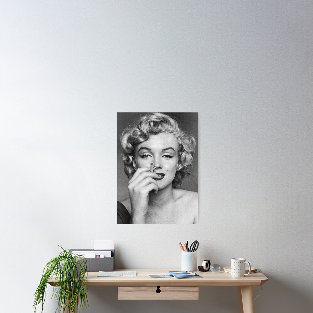 Póster «Marilyn Monroe 1950 icónico hermoso retrato vieja actriz de ...