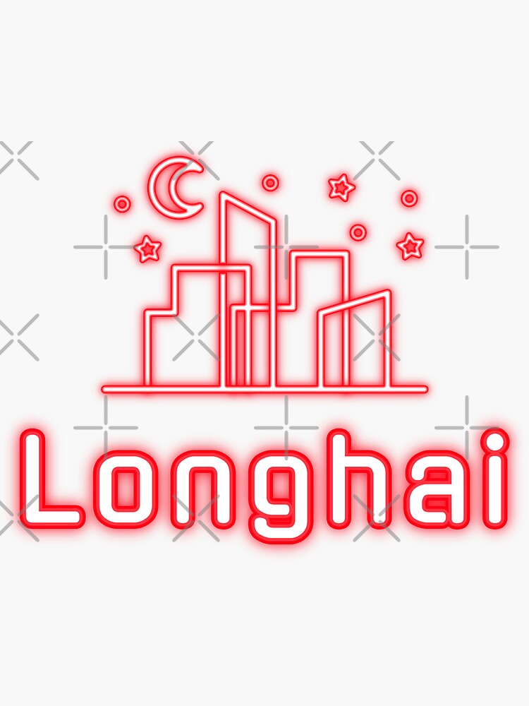 "Longhai, China" Sticker for Sale by SuperiorPrints | Redbubble