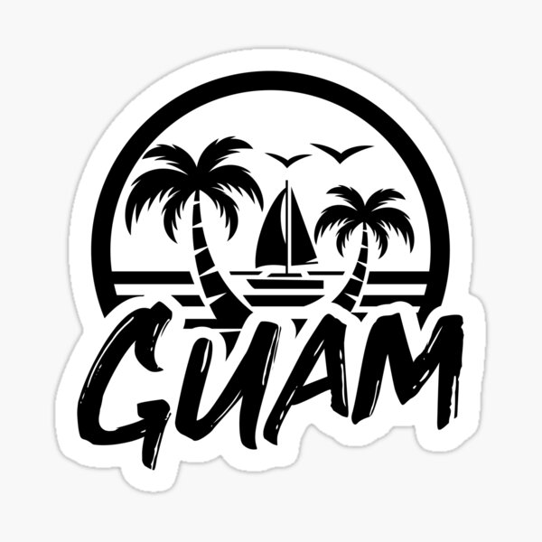 "Guam Island Scene" Sticker for Sale by unconformed | Redbubble