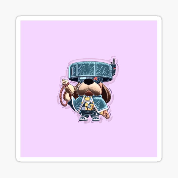 "Future Cyberpunk Dog Samurai Mr Ruff" Sticker for Sale by ...