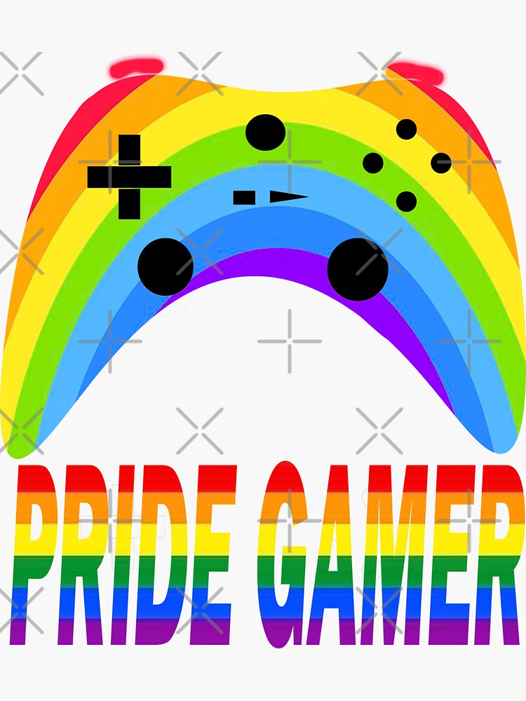 Pride Gamer Controller Lgbt Rainbow Lgbtq Sticker For Sale By Gaming