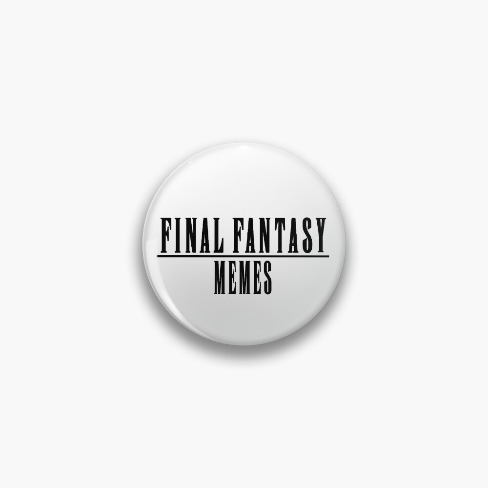 "FINAL FANTASY MEMES LOGO" Sticker for Sale by RickNoma | Redbubble