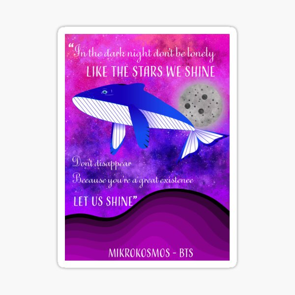 "bts quote" Sticker for Sale by sumalirox | Redbubble