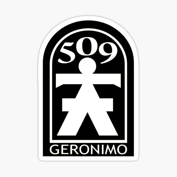 "509th Airborne Infantry - Geronimo" Sticker for Sale by Buckwhite ...