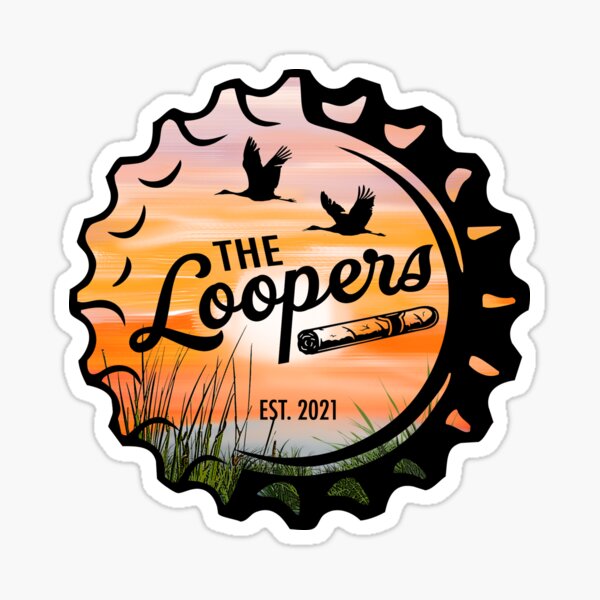 "The Loopers Logo" Sticker for Sale by Caitieboshers | Redbubble