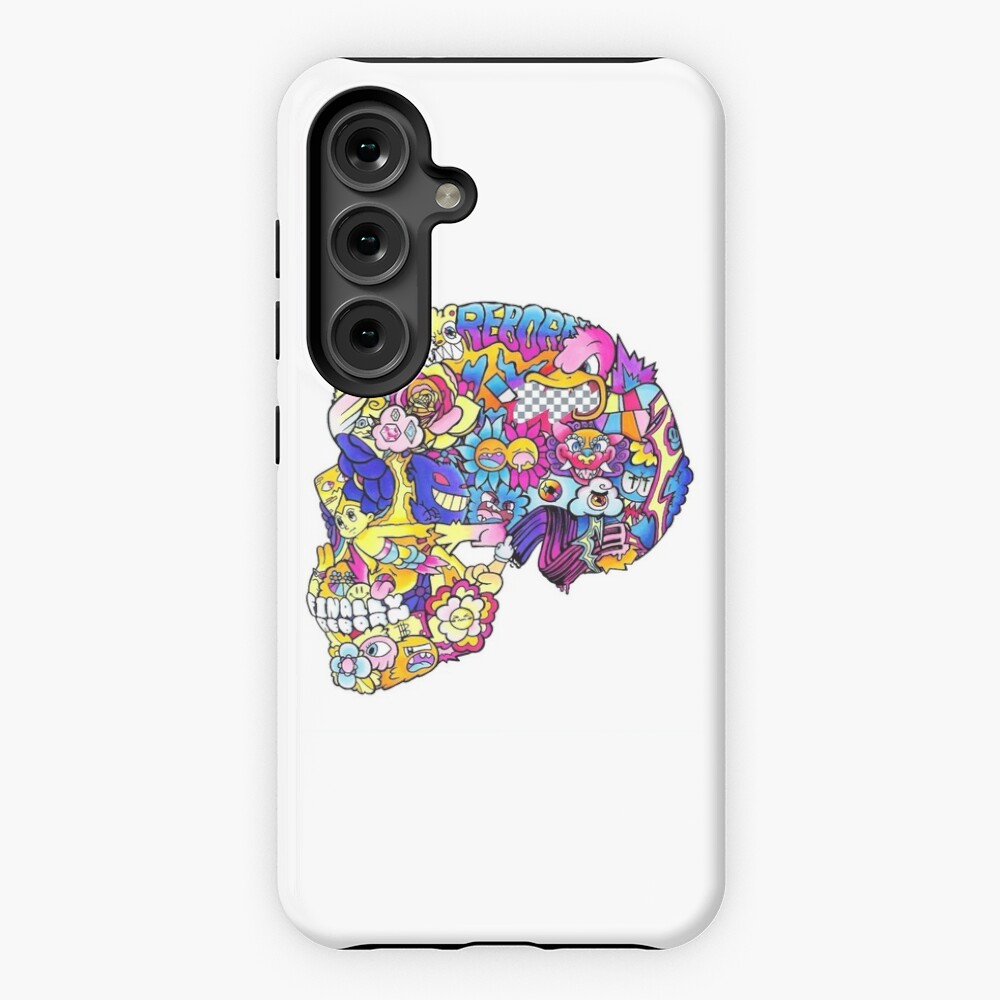 "Vexx Skull Doodle Art" Sticker for Sale by xyungchitto | Redbubble