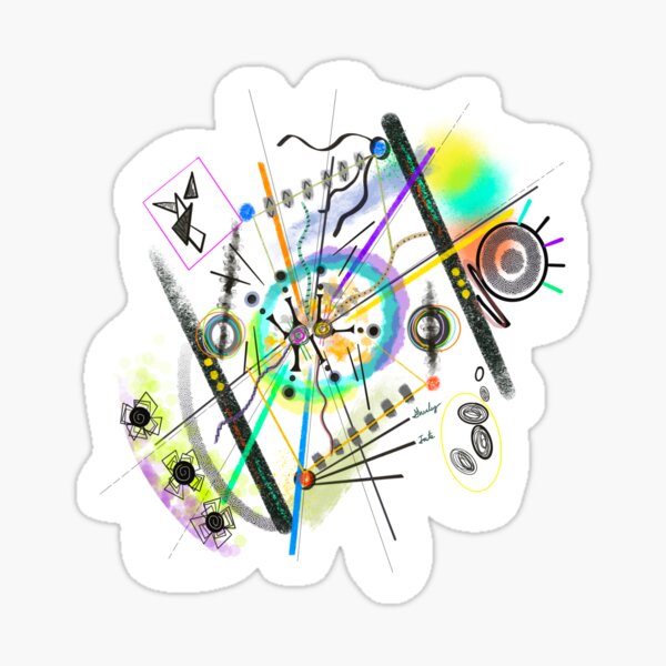 "Disjointed Friends" Sticker by shirl3yt | Redbubble