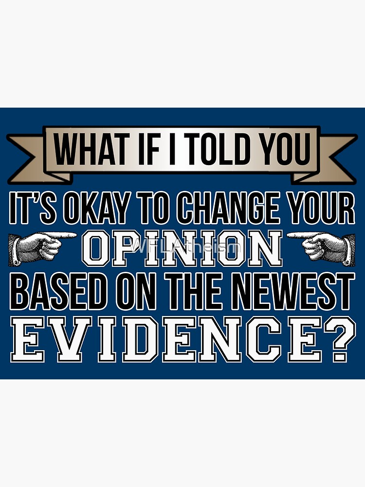 "Evidence " Sticker for Sale by WFLAtheism | Redbubble
