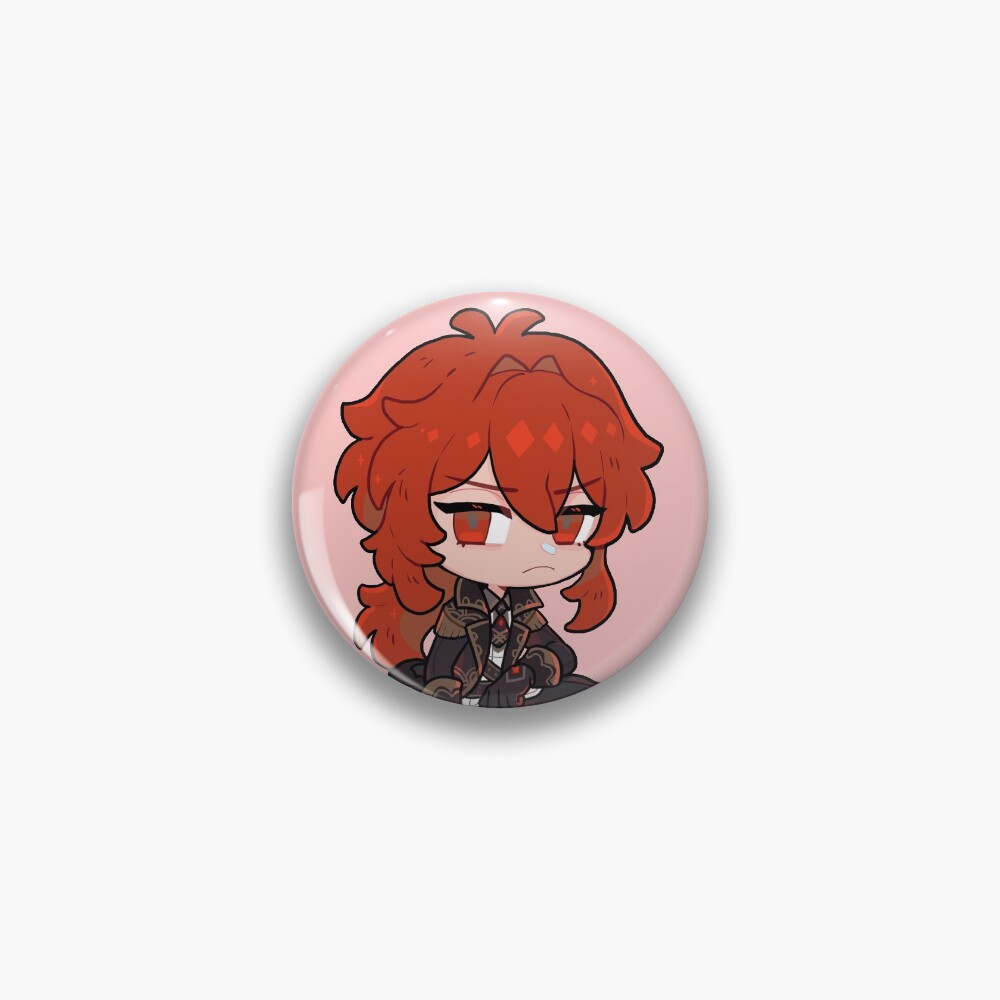 "Chibi (DILUC)" Sticker for Sale by falu | Redbubble