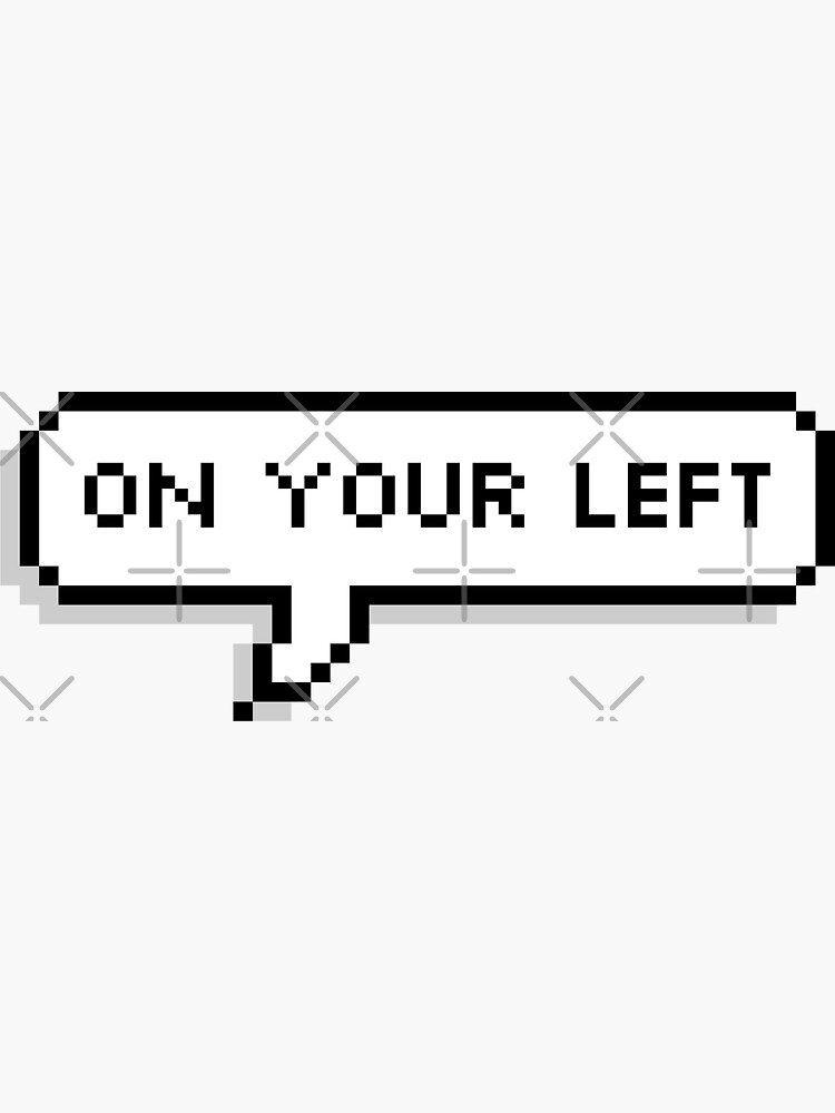 "On Your Left - Falcon" Sticker by jurajipark | Redbubble