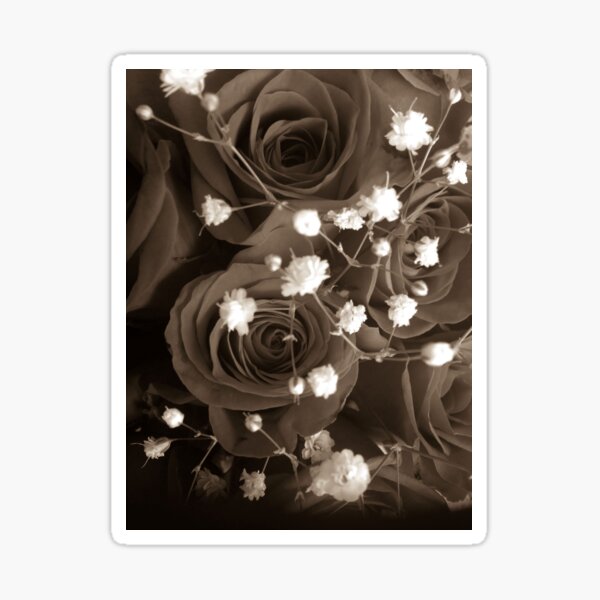 "Vintage Rose Bouquet" Sticker for Sale by JazzHandz89 | Redbubble