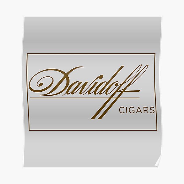 "davidoff Cigars logo" Poster for Sale by Manuk1 | Redbubble