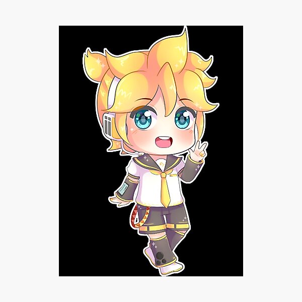 "VOCALOID Kagamine Len chibi " Photographic Print for Sale by ...