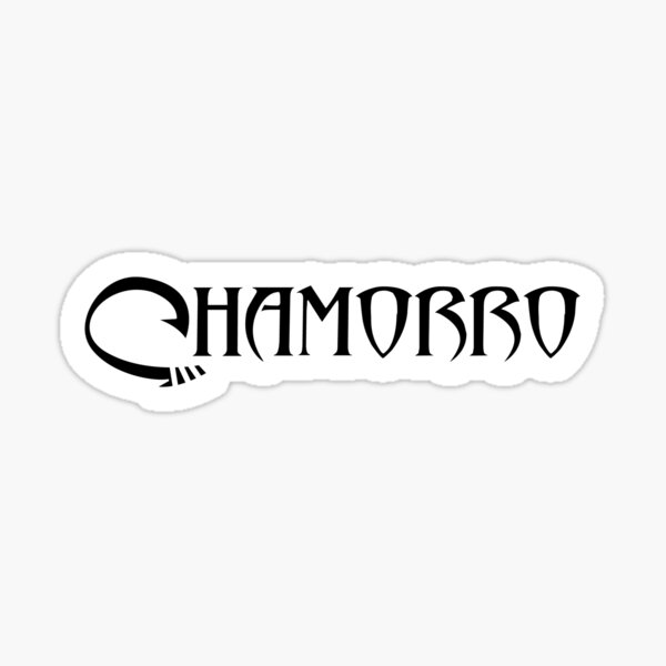 "Chamorro" Sticker by unconformed | Redbubble