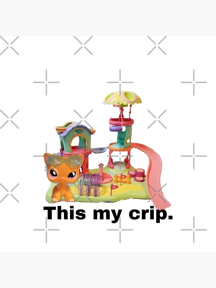 "Littlest pet shop this my crip cat kitten lps meme" Art Print by ...
