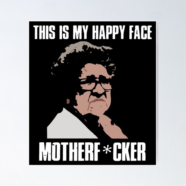 "Angry Grandma" Poster for Sale by SoldMescaline | Redbubble