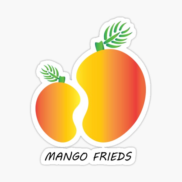 "unique mango art design" Sticker for Sale by kasunpradeep | Redbubble