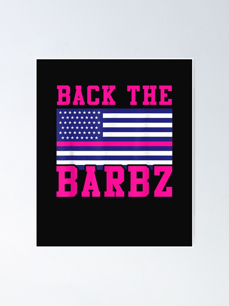 "The Barbz Flag Love Barbs Loyal Fan USA American Flag.png" Poster by ...