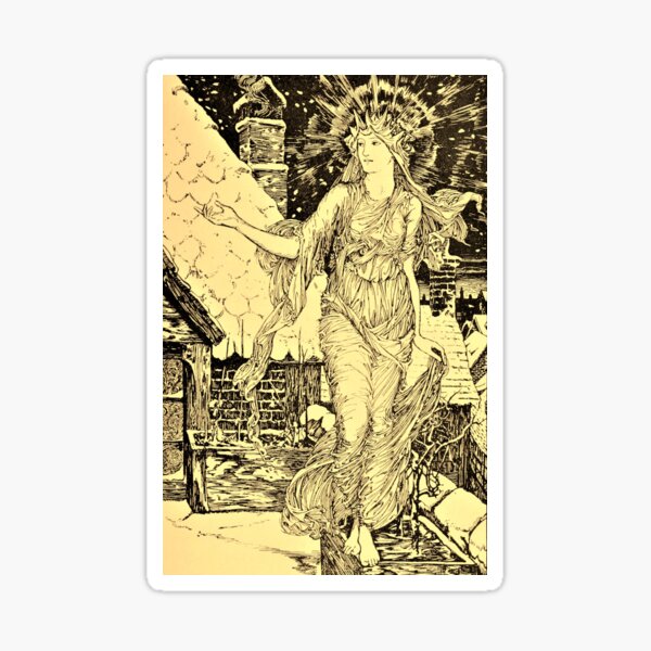 "The Snow Queen, Hans Christian Andersen Fairy Tale" Sticker by ...