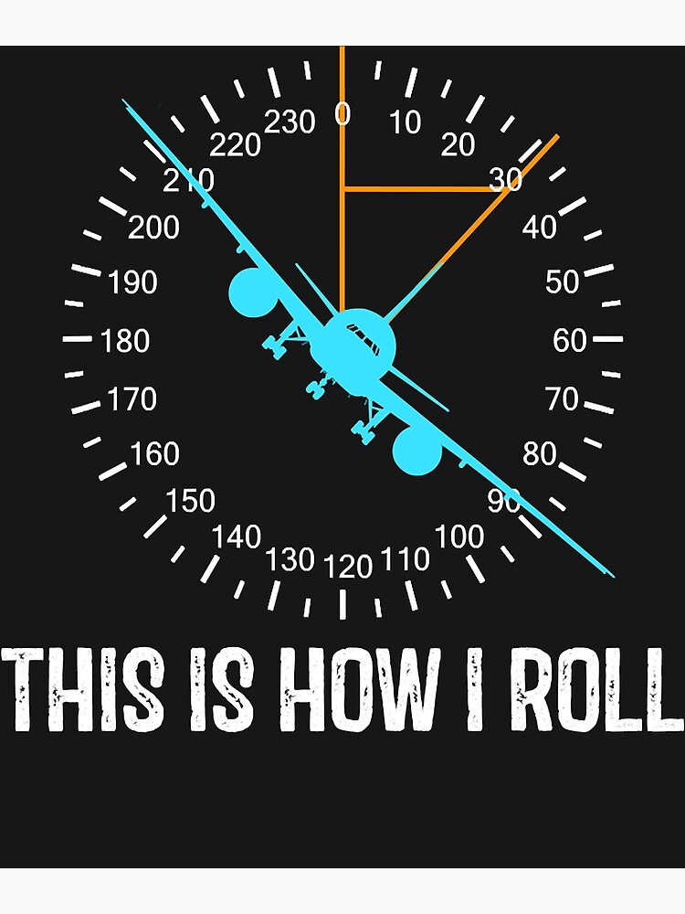 "This Is How I Roll Airplane Pilot Airplane Aircraft " Poster by ...