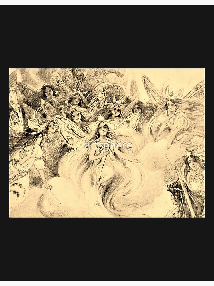 "Winged Faeries, Fairy Tale, 1902 Illustration" Photographic Print for ...