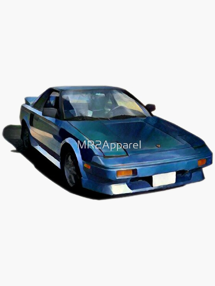 "AW11 Toyota MR2 Oil Painting" Sticker for Sale by MR2Apparel | Redbubble