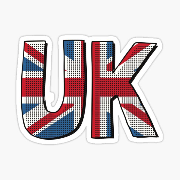 "UK sticker for digital printing " Sticker for Sale by ArtCafeND ...