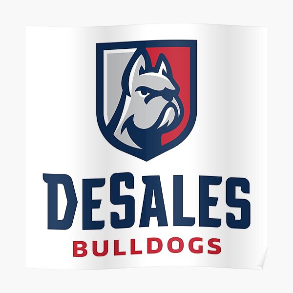 "DeSales University bulldogs" Poster for Sale by TonyStudioArt | Redbubble