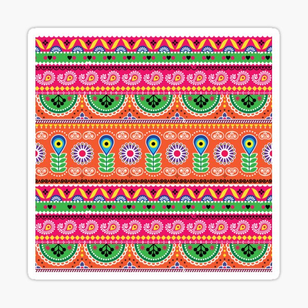 "Pashto Design | Cultural Design | Tradition Of Pashtoon" Sticker for ...