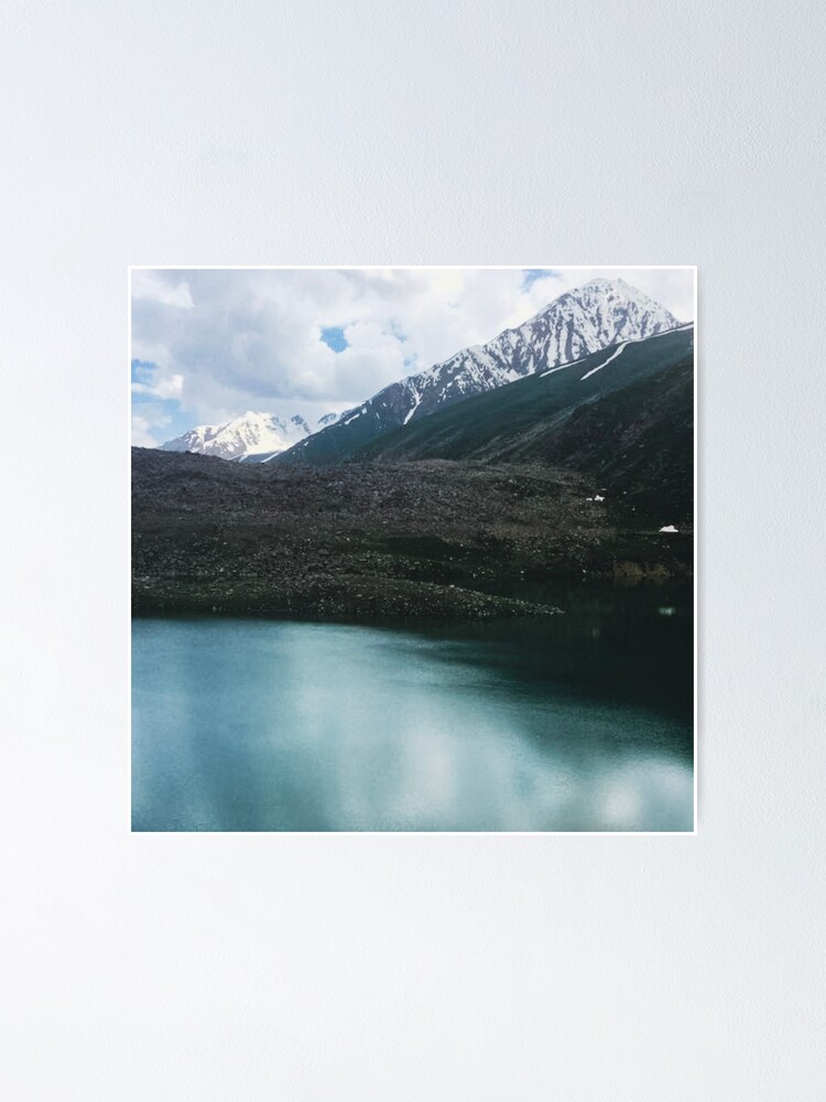 "Snow peaked mountains by greenery and riverside, Aesthetic exclusive ...