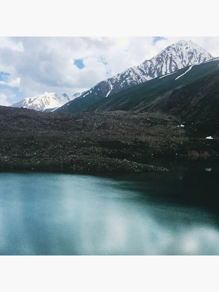 "Snow peaked mountains by greenery and riverside, Aesthetic exclusive ...