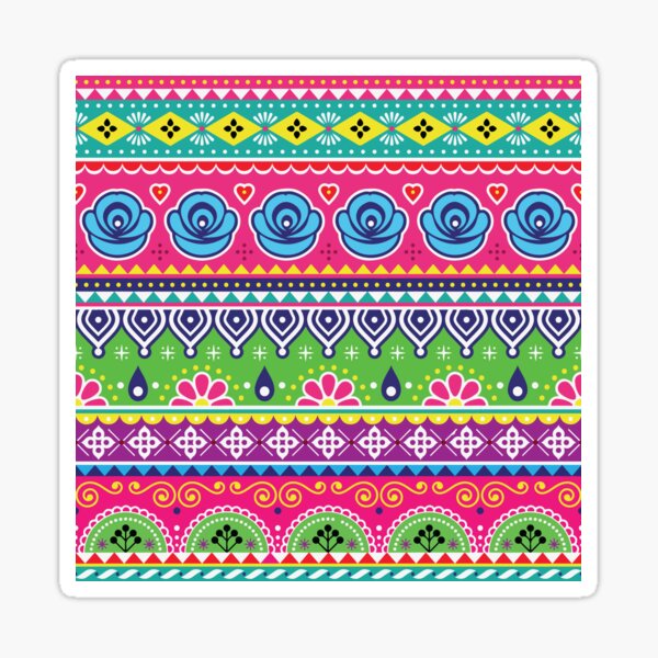 "Pashto Design | Culture Of Pashtoon | Traditional Design " Sticker for ...