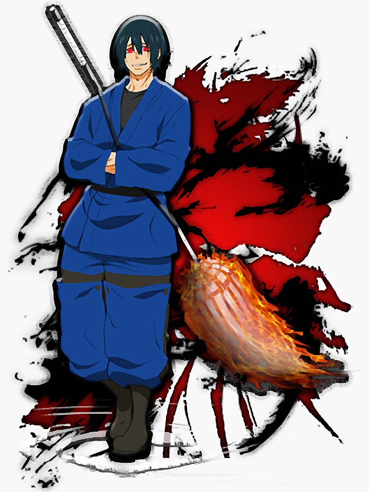 "Fire Force - Shinmon Benimaru " Sticker for Sale by JanaiyahYaws ...