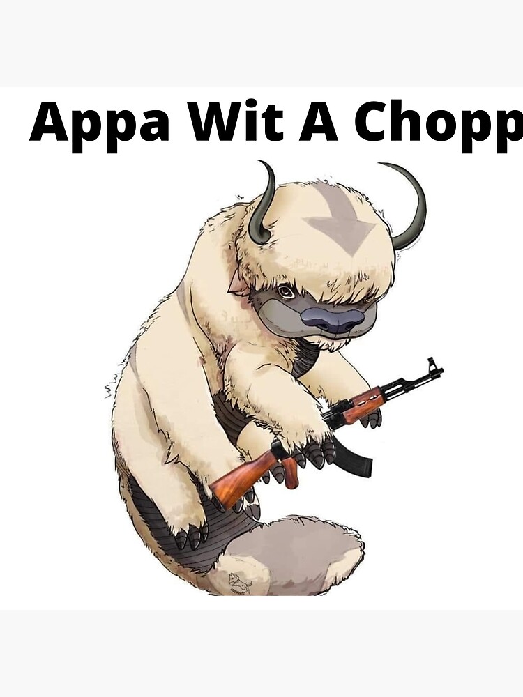 "APPA WITH A CHOPPA" Photographic Print by Borcha1 | Redbubble
