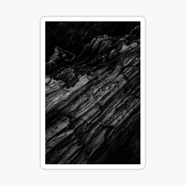 "Nature Texture: Obsidian" Sticker for Sale by RollerDerbyLove | Redbubble
