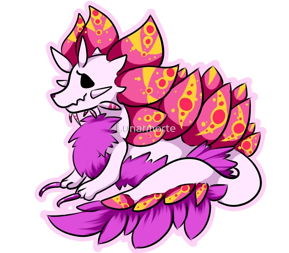"Monster Hunter Chibi Bubble Dragon Fanart" by Lunarmorte | Redbubble