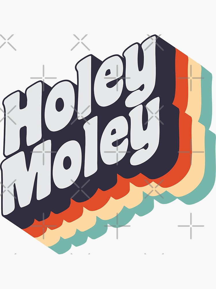 "Holey Moley" Sticker by area-design- | Redbubble