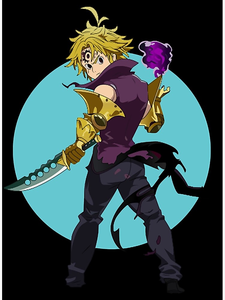 "seven deadly sins. - meliodas " Poster for Sale by NivensCris | Redbubble