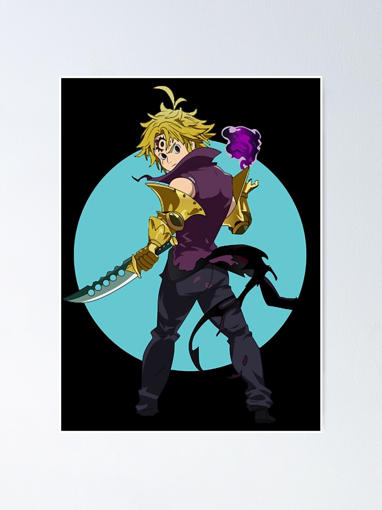 "seven deadly sins. - meliodas " Poster for Sale by NivensCris | Redbubble