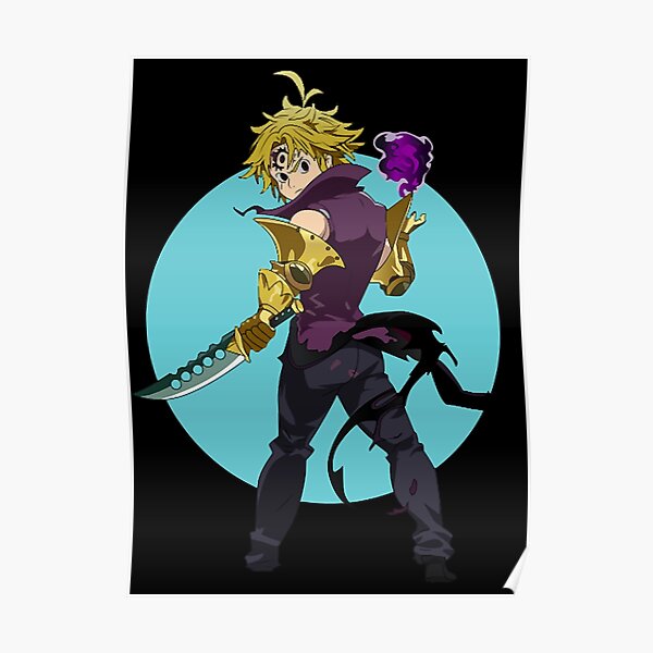 "seven deadly sins. - meliodas " Poster for Sale by NivensCris | Redbubble