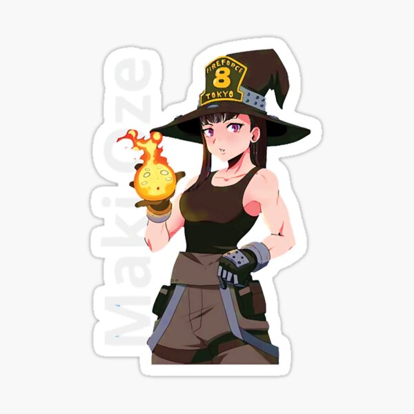 "fire force " Sticker for Sale by JanaiyahYaws | Redbubble