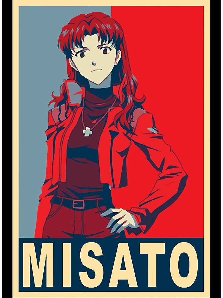 "Misato Katsuragi Poster " Poster for Sale by taPregeant | Redbubble