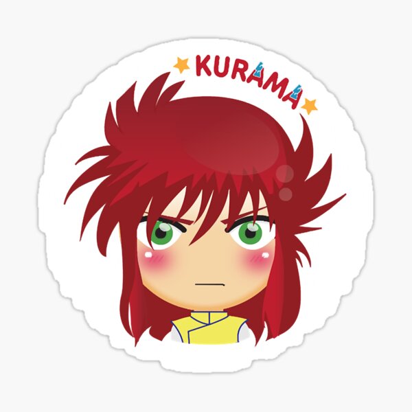 "Kurama " Sticker for Sale by PeiperAylen94 | Redbubble