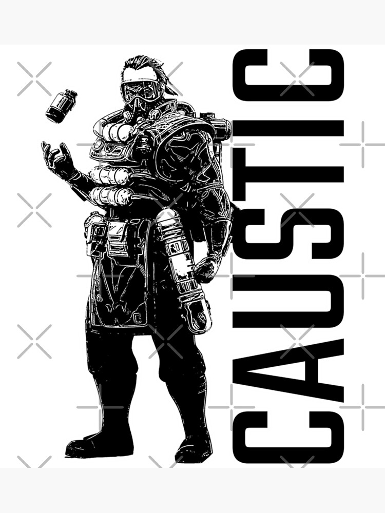 "Caustic - Apex shooter game poster" Art Print for Sale by LiptonAngel ...