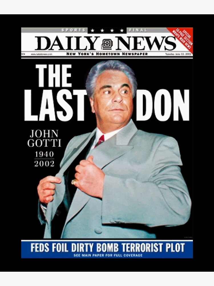 "John Gotti The Last Don" Poster for Sale by rengaw-designs | Redbubble