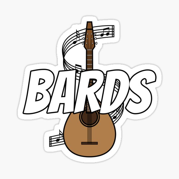 "Team Bard Sticker" Sticker by kiranc-art | Redbubble