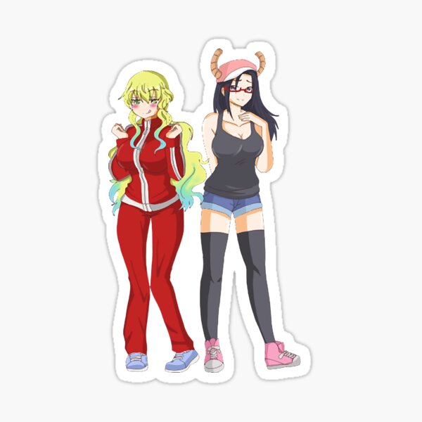 "Lucoa and Sakie " Sticker for Sale by PeiperAylen94 | Redbubble