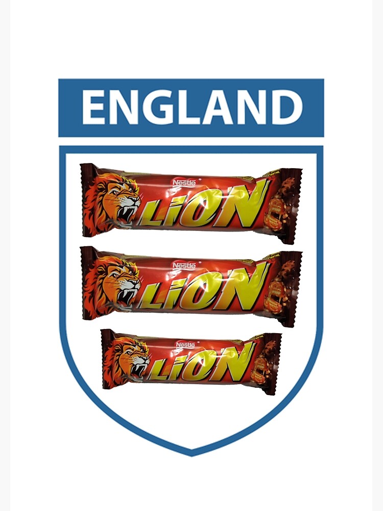 "Lion Bar England Football Badge" Poster for Sale by danroo | Redbubble